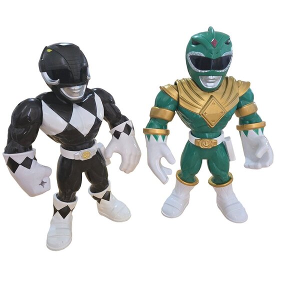 Playskool | Toys | Mighty Morphin Power Rangers Action Figures Black ...
